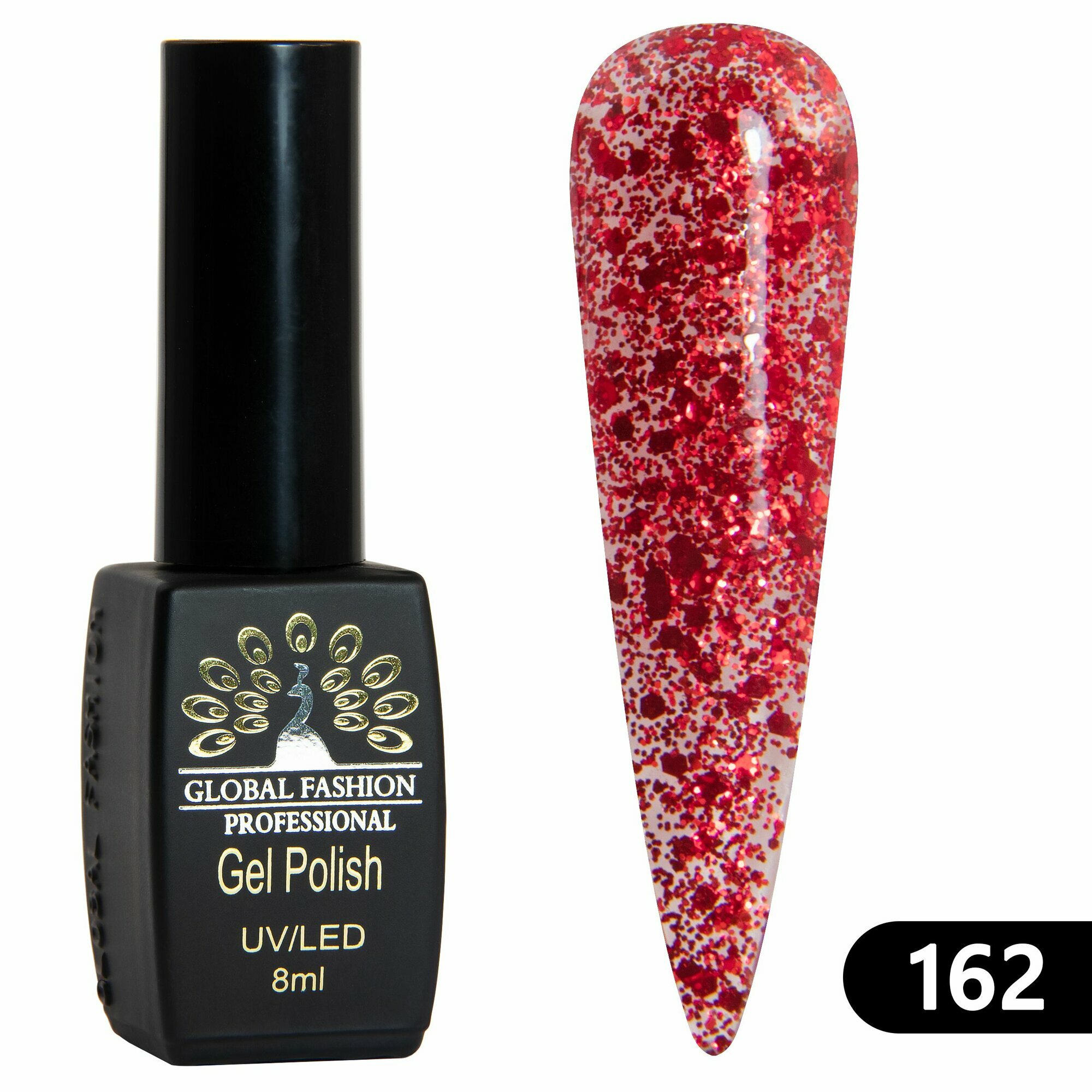 Global Fashion, Гель-лак Black Elite №162