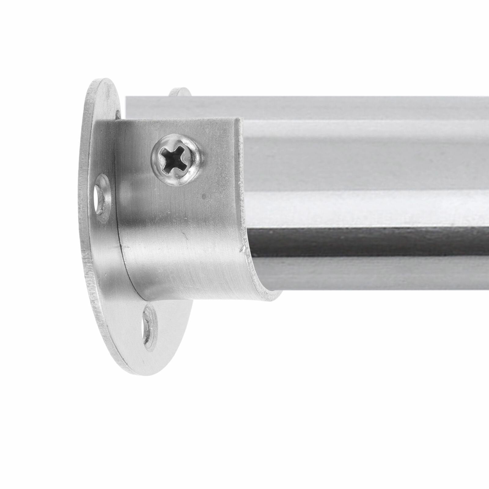 Кронштейн для штанги из нержавеющей стали для одежды, открытое фланцевое сиденье для шкафа и гардероба, 1 шт