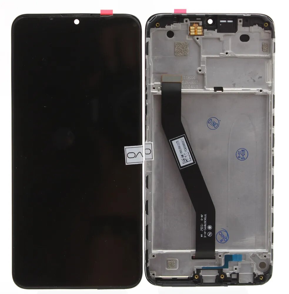 Дисплей для Xiaomi Redmi 8, Redmi 8A в рамке (Original New) черный