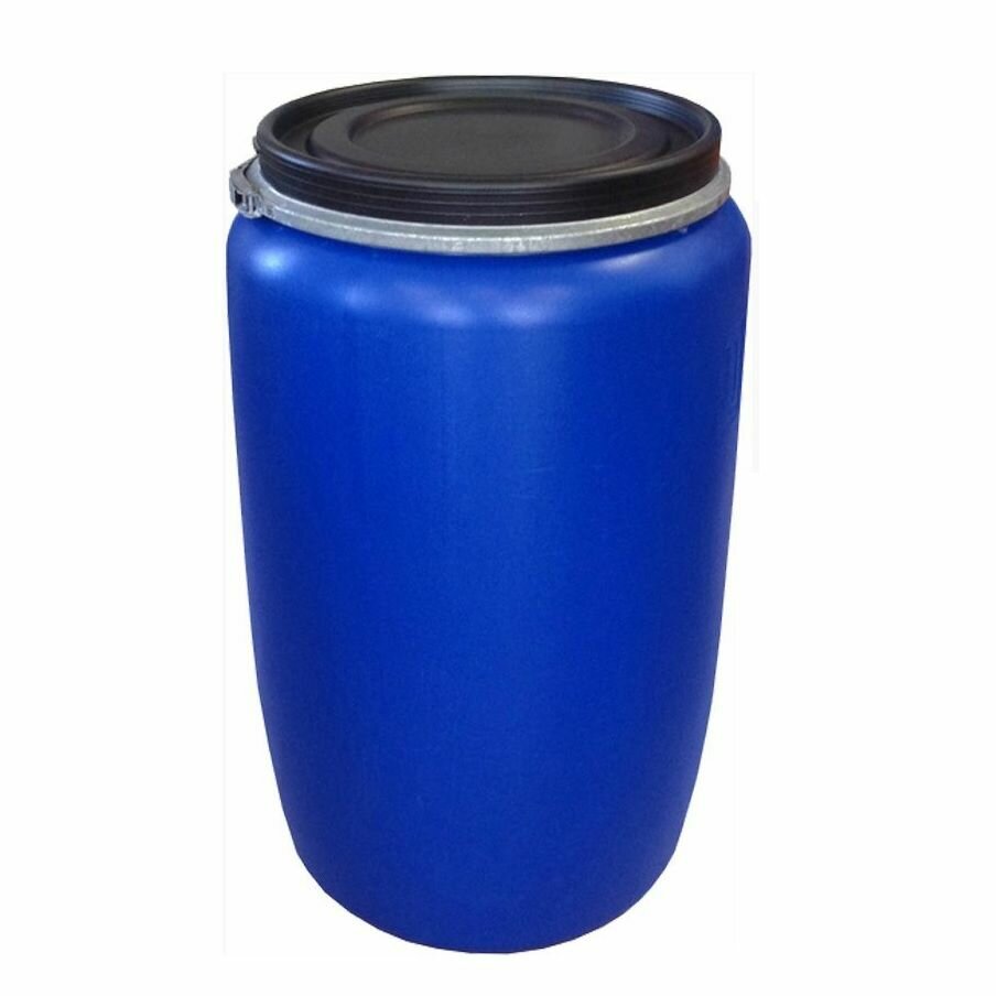 Бочка для воды и пищевых продуктов ЗТИ Open Top 127 л, крышка на металлическом обруче, диаметр горловины 320 мм, высота 820 мм (20171)