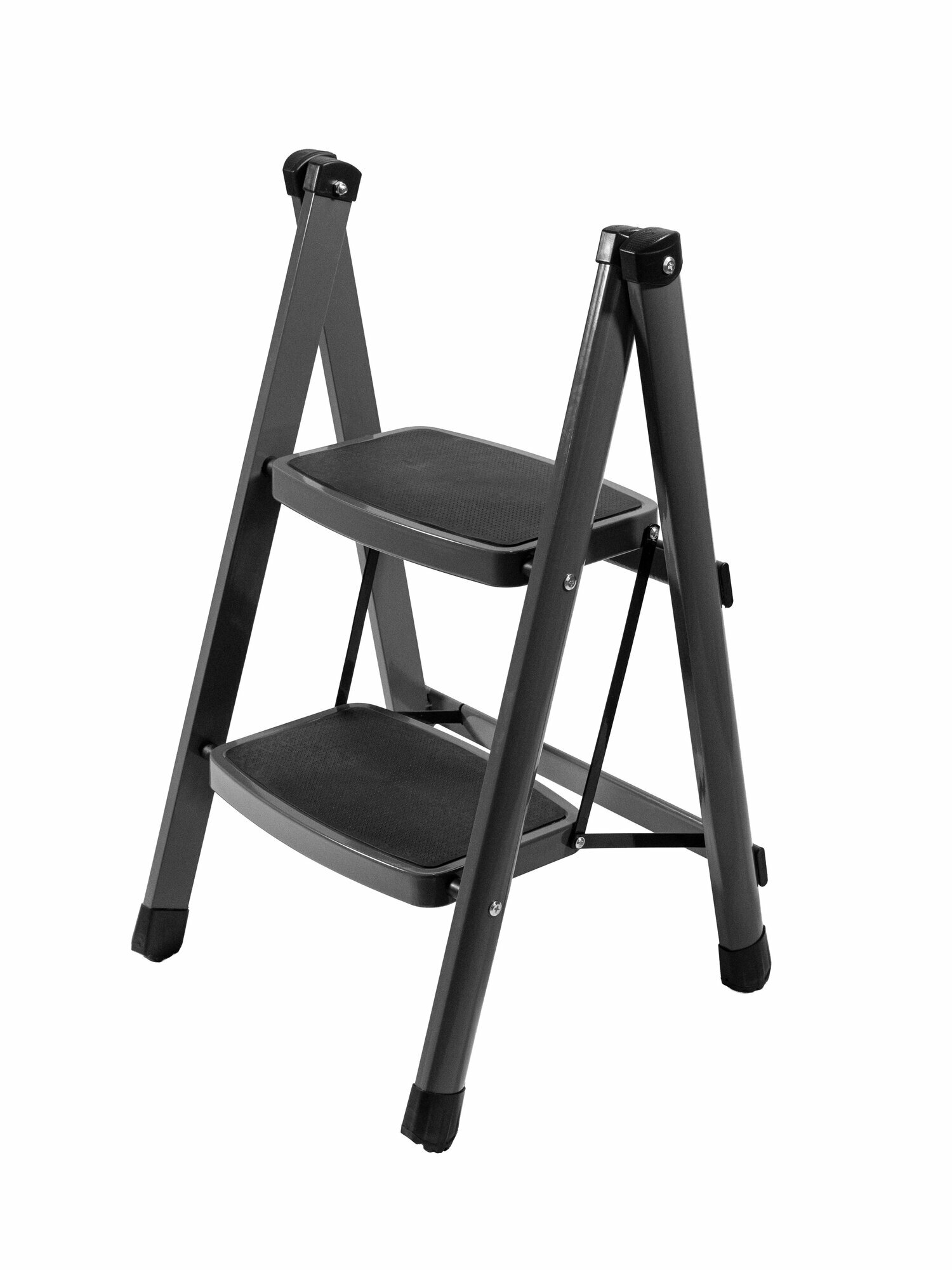 Лестница-стремянка Полесад Стандарт, 2-ступенчатая, антискользящие ступени