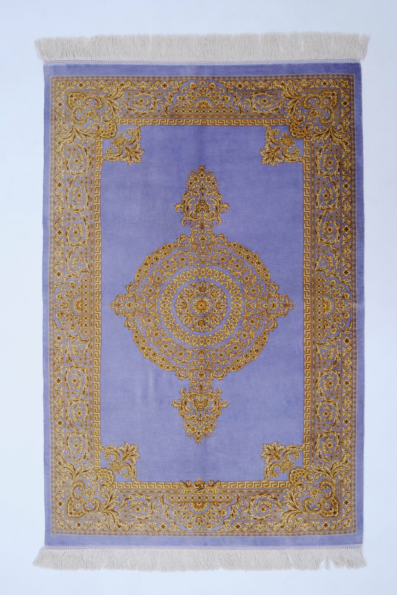 Ковер PERSEPOL Woven Gems "Аметист", 100% шёлк, ручной работы, 83x125см, Кум