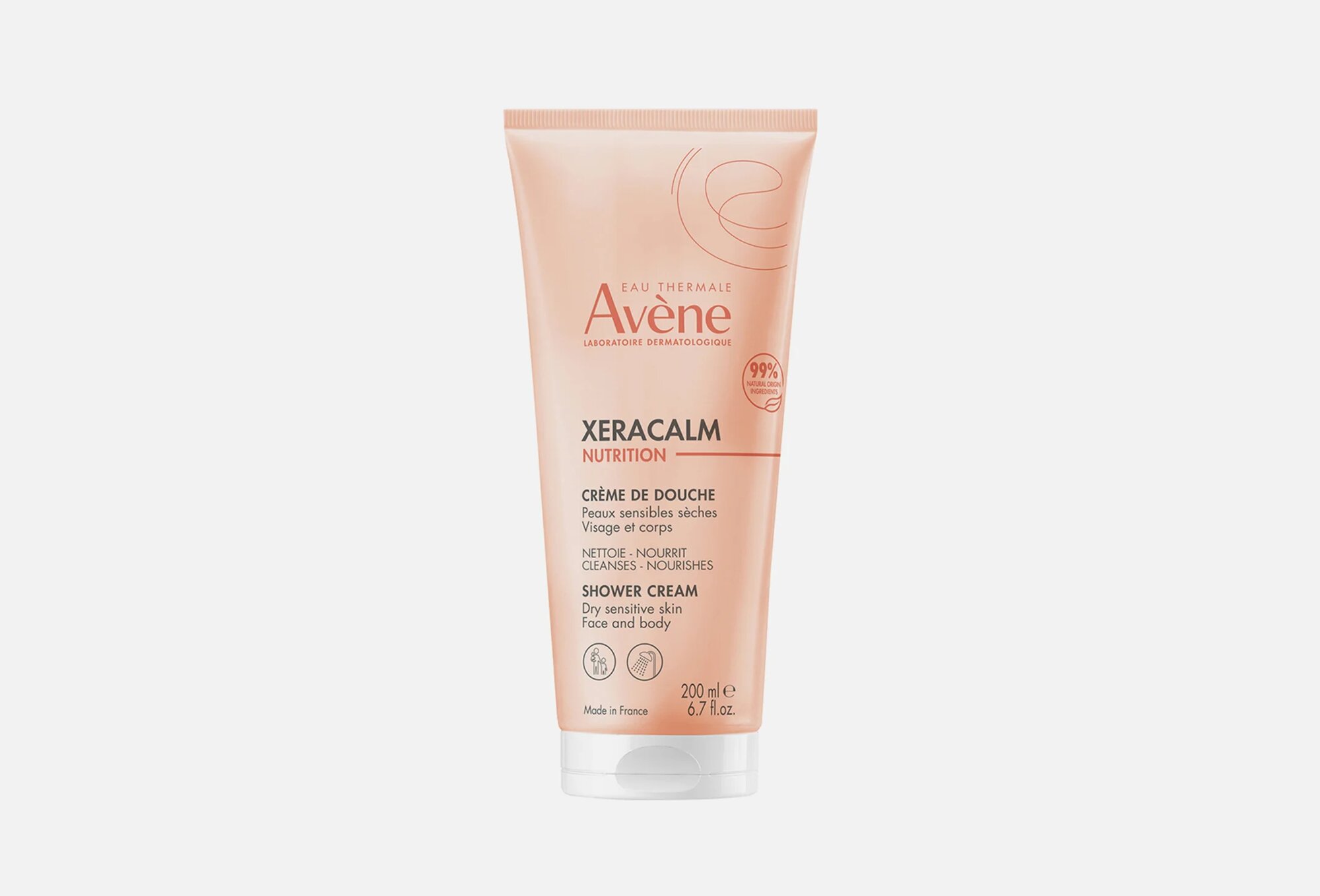 Очищающий крем-гель AVENE XERACALM Nutrition, для умывания, 200мл