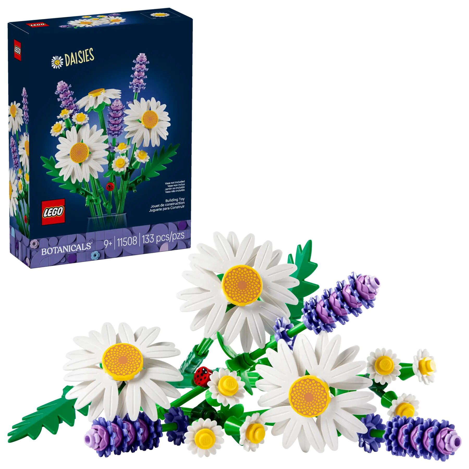 Конструктор LEGO Botanical Цветы Ромашки, 133 детали, возраст 9+, 11508