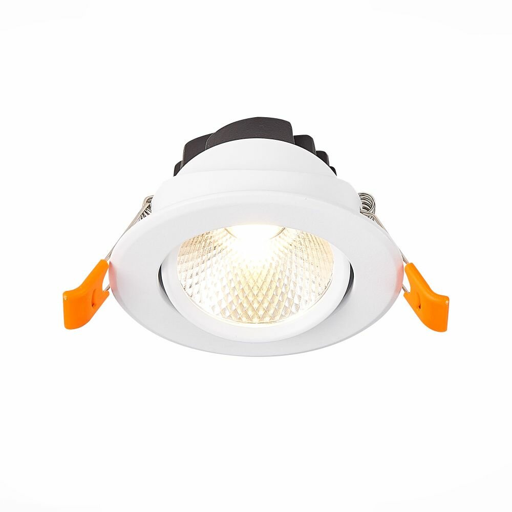 ST211.538.08.36 ST-Luce Св-к встр. Белый LED 1*8W 3000K 640Lm Ra80 36° IP20 D86xH50 220-240V.