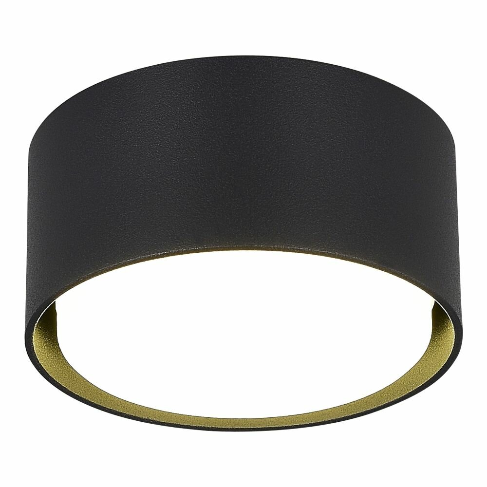 ST164.402.01 ST-Luce Светильник потолочный Черный GX53 1*50W IP20 D85xH40 220V Без ламп.