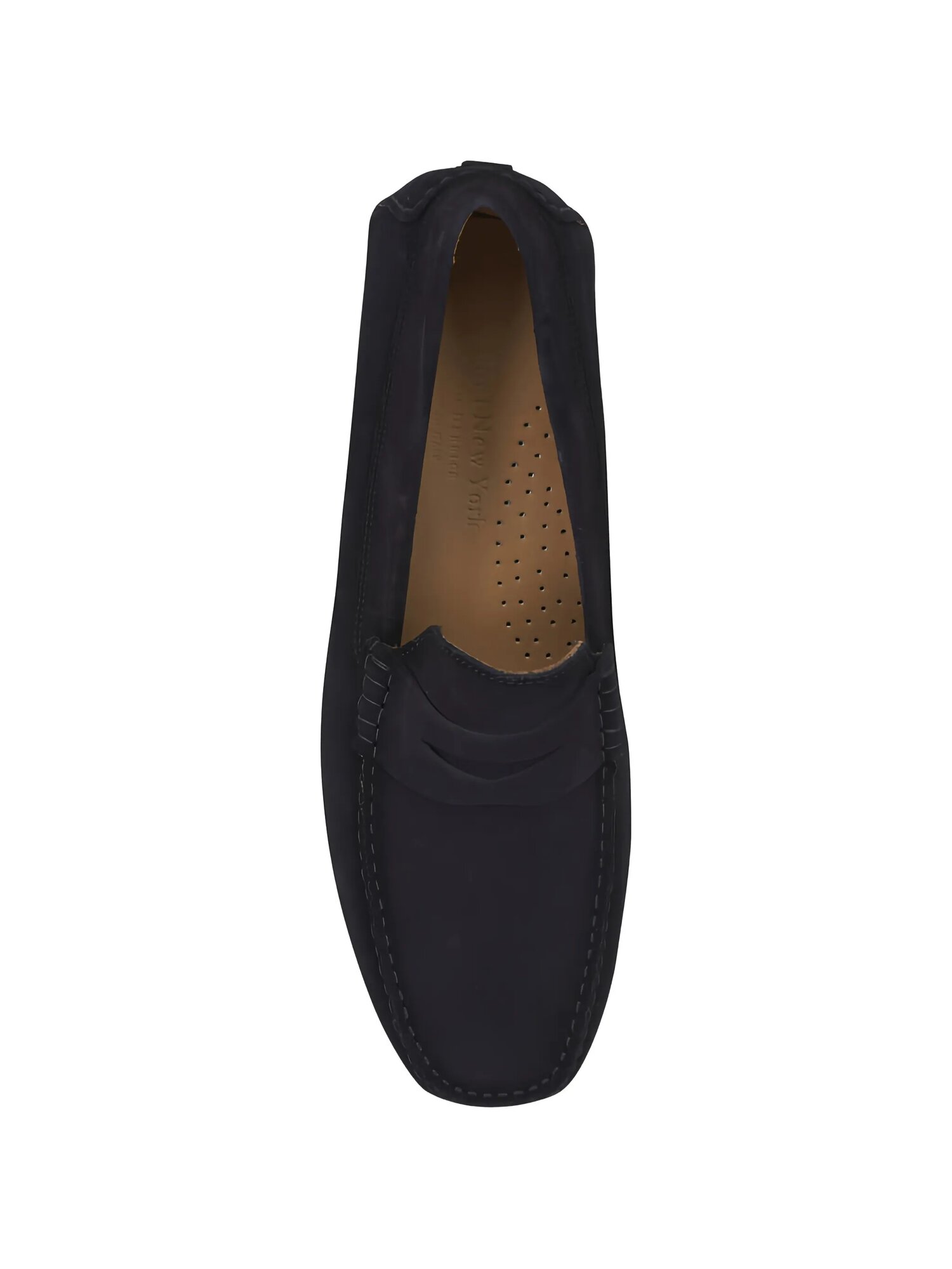 Лоферы To Boot New York Suede driver loafers, размер 10.5, blue — фото 1