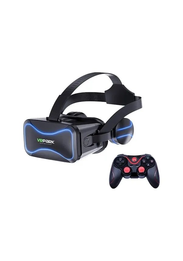 Новые очки виртуальной реальности VRPARK Glasses Virtual Helmet BOX Smart Cinema 3D Panoramic Gaming VR Glasses J30+X3 для кино и игр с панорамным