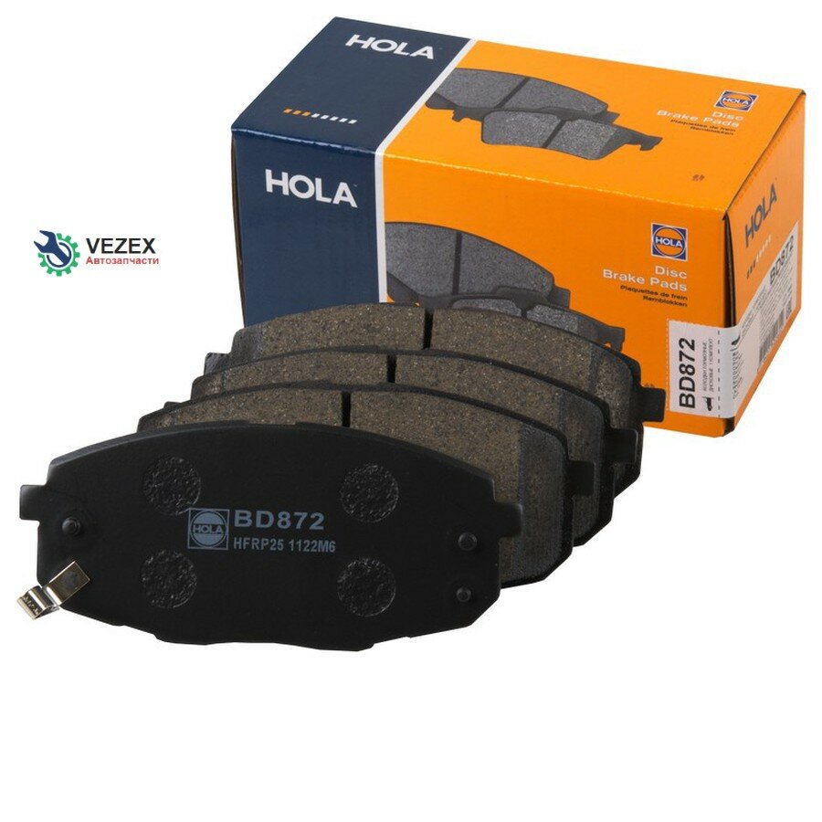 HOLA BD872 Колодки тормозные дисковые