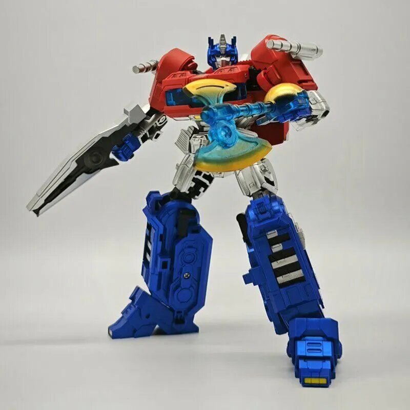Трансформер Optimus Prime Оптимус прайм TW-1035, трансформер робот для мальчика, красный, пластик, 18 см — фото 1