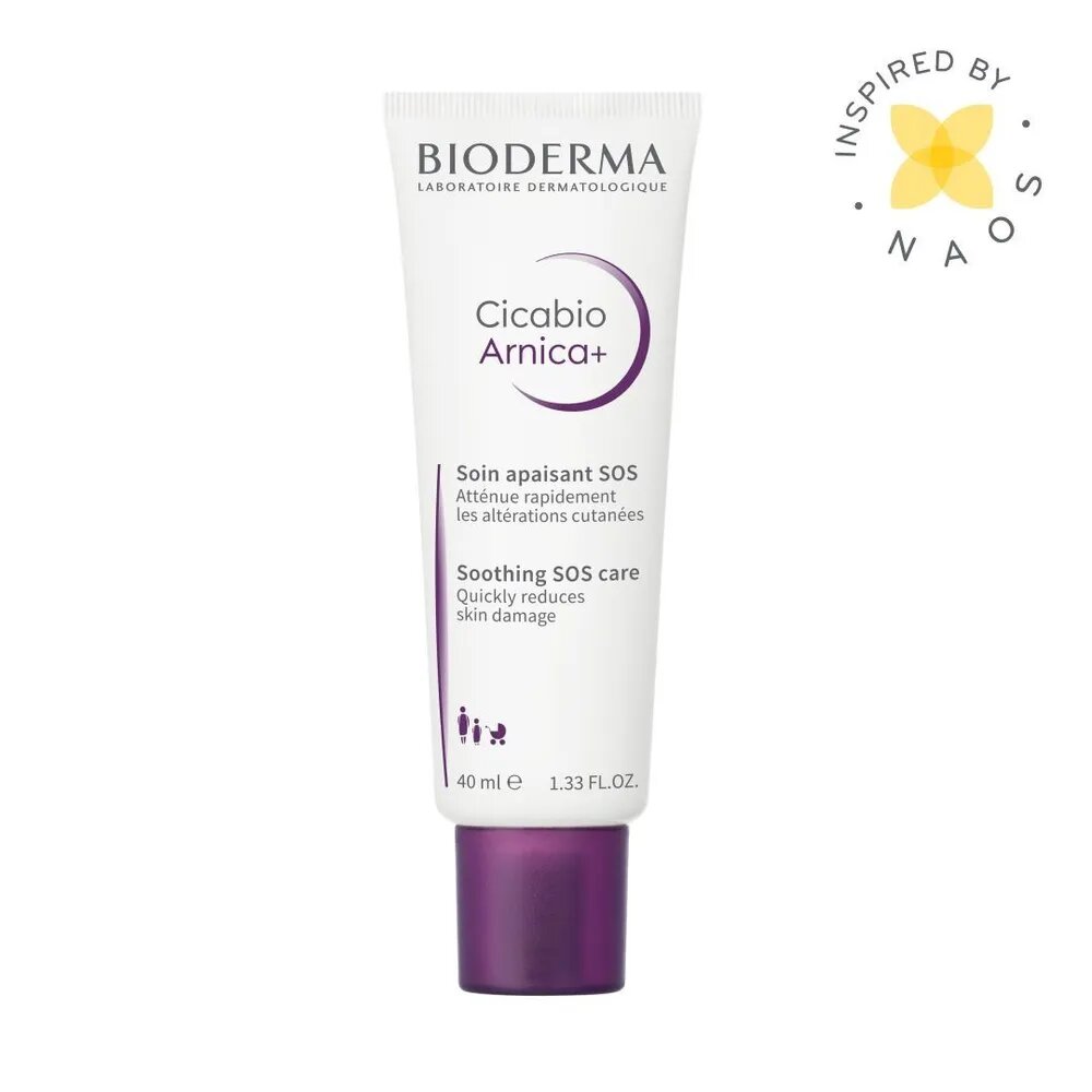 Bioderma Cicabio Arnica+ Soothing SOS care Крем для ухода за кожей для лица и тела 40 мл