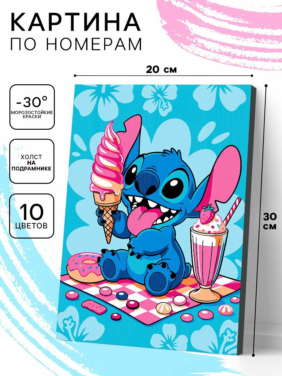 Картина по номерам на холсте с подрамником "Коала мутант" 20x30 см