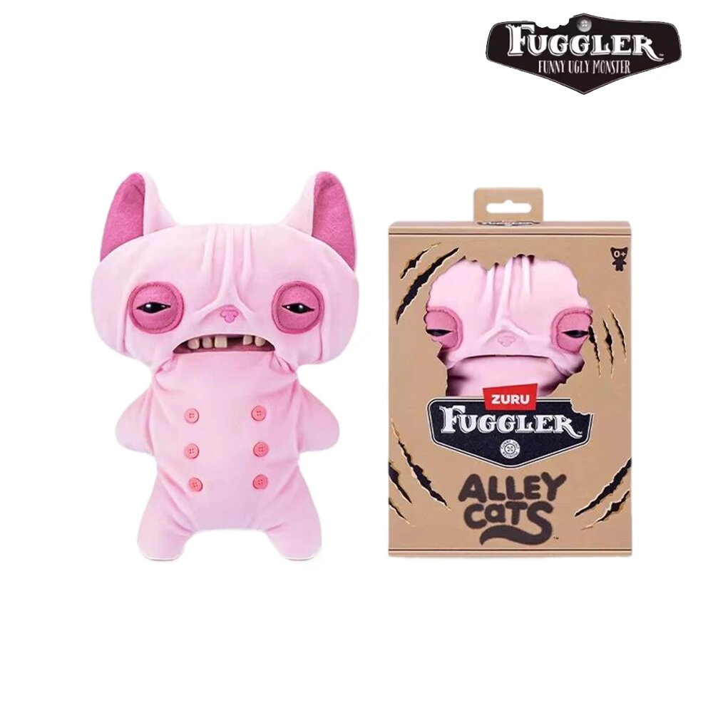 Плюшевый кот Fuggler Monster оранжевый Розовый, A