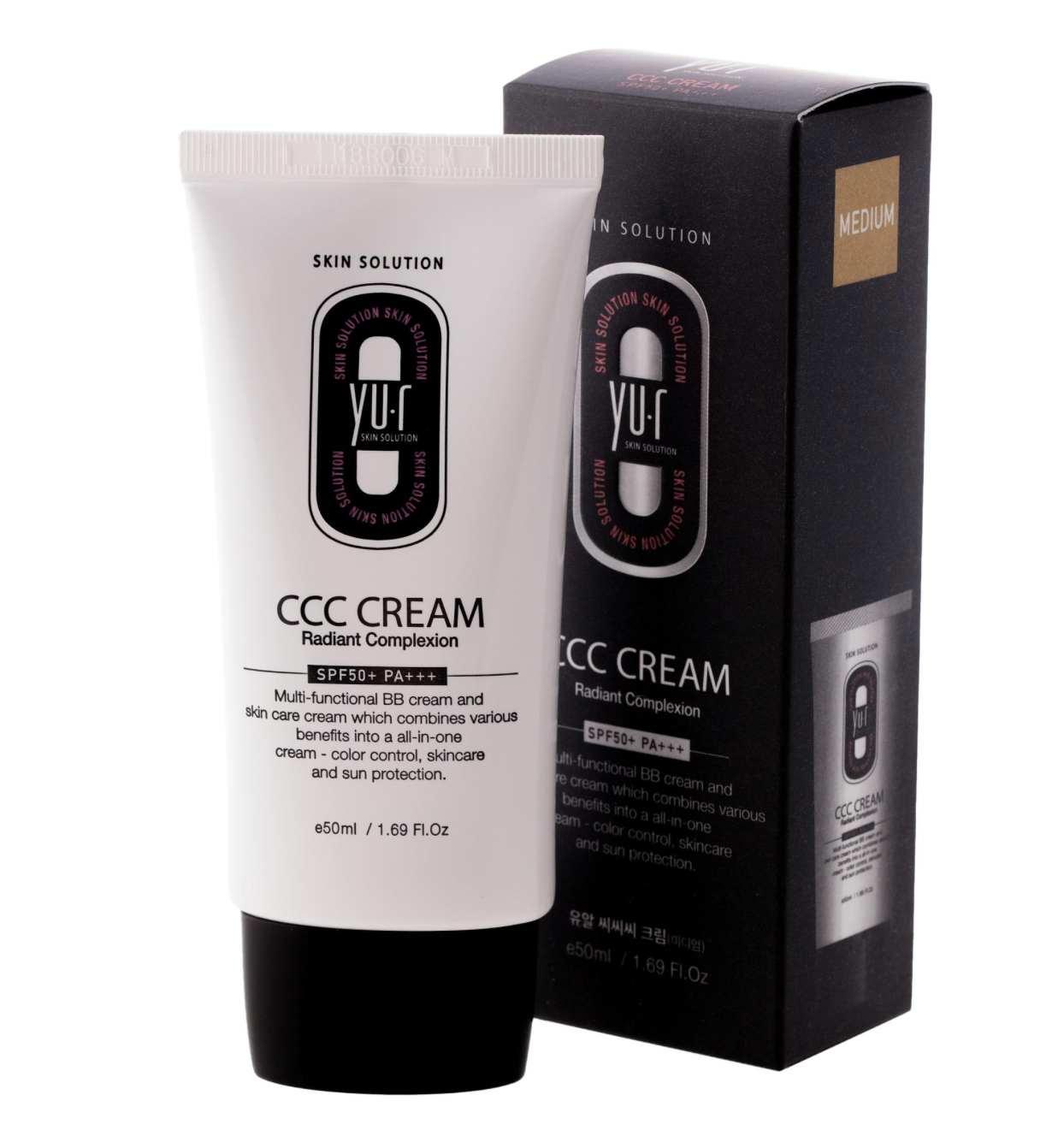 Корректирующий крем для лица Yu.r ССС Cream Medium, SPF50+