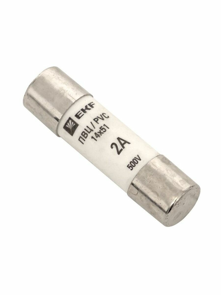 Плавкая вставка цилиндрическая ПВЦ (14х51) 2А EKF