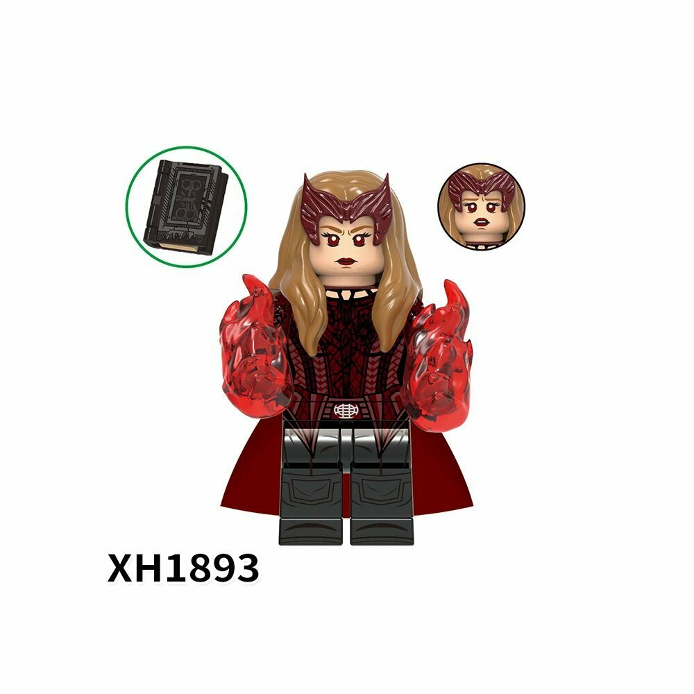 "Марвел Верховный Стрэндж" , Фигурка Marvel , Серия Супергерой, Алая Ведьма совместим с лего