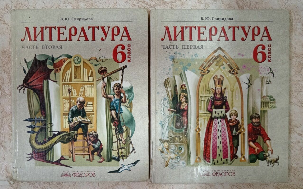 Литература: учебник-хрестоматия для 6 класса: в 2-х частях (Комплект из 2-х книг)