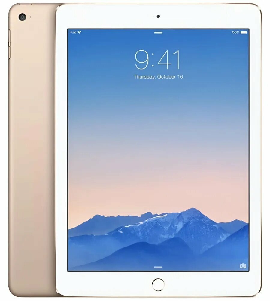Apple Планшет iPad air 2 WIFI, 9.7" 64 ГБ, золотой