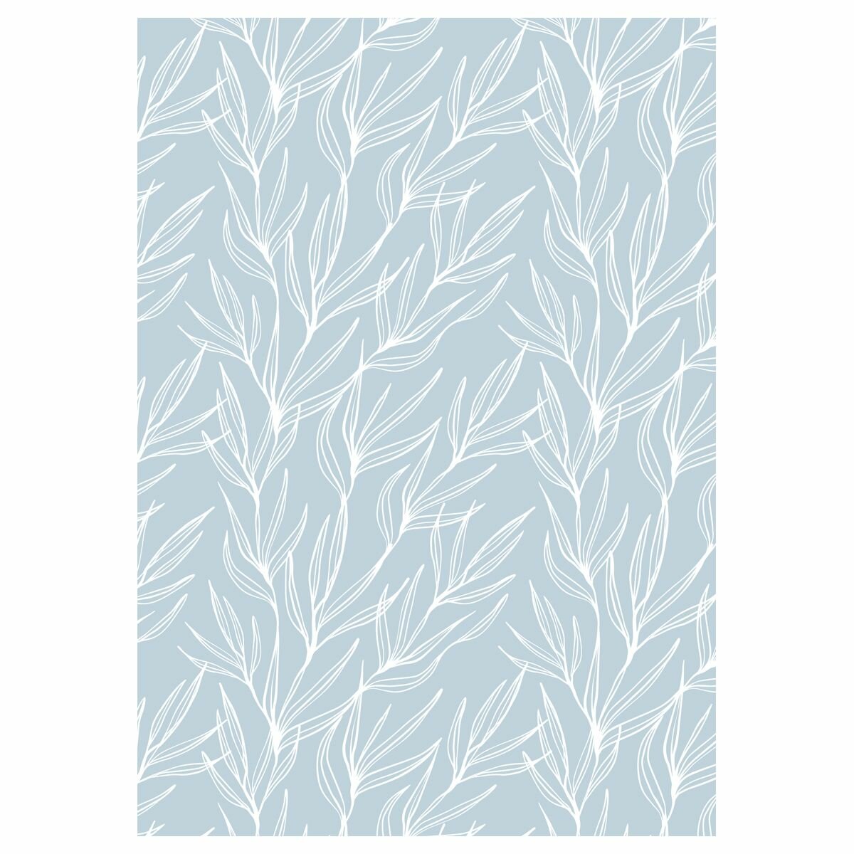 15 шт. Упаковочная бумага глянц. 70*100см, MESHU "Flowers", 80г/м2