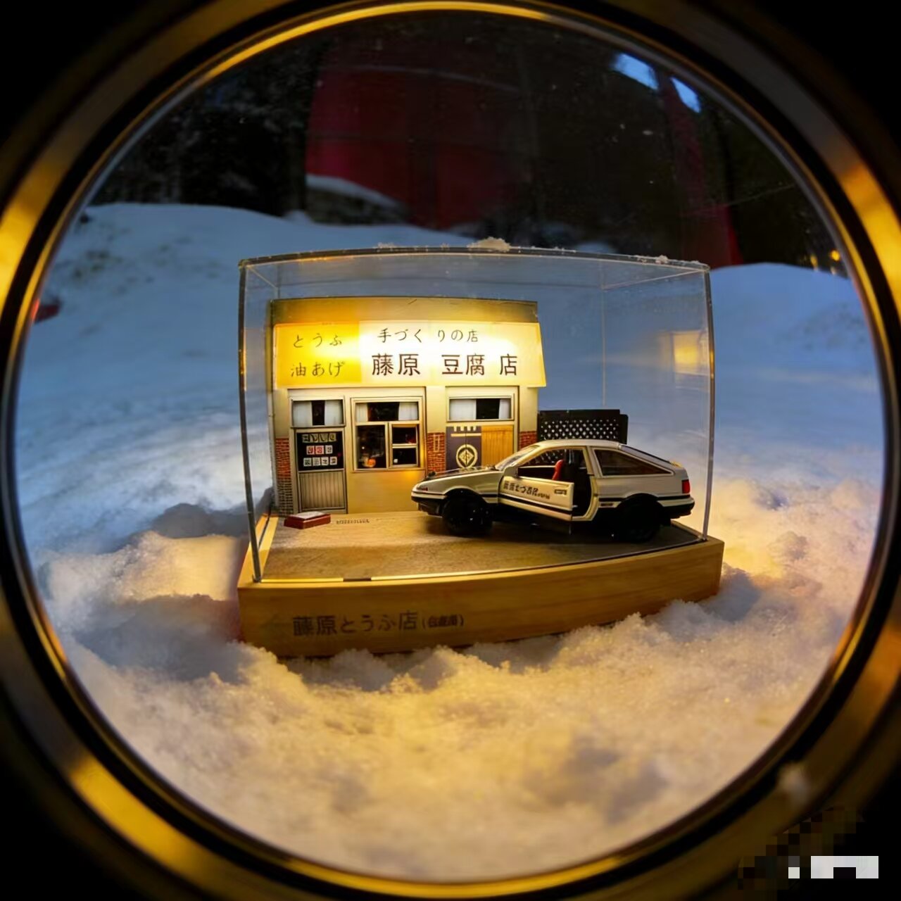 Ночник "Initial D+Toyota AE86", пылезащитный, с выключателем