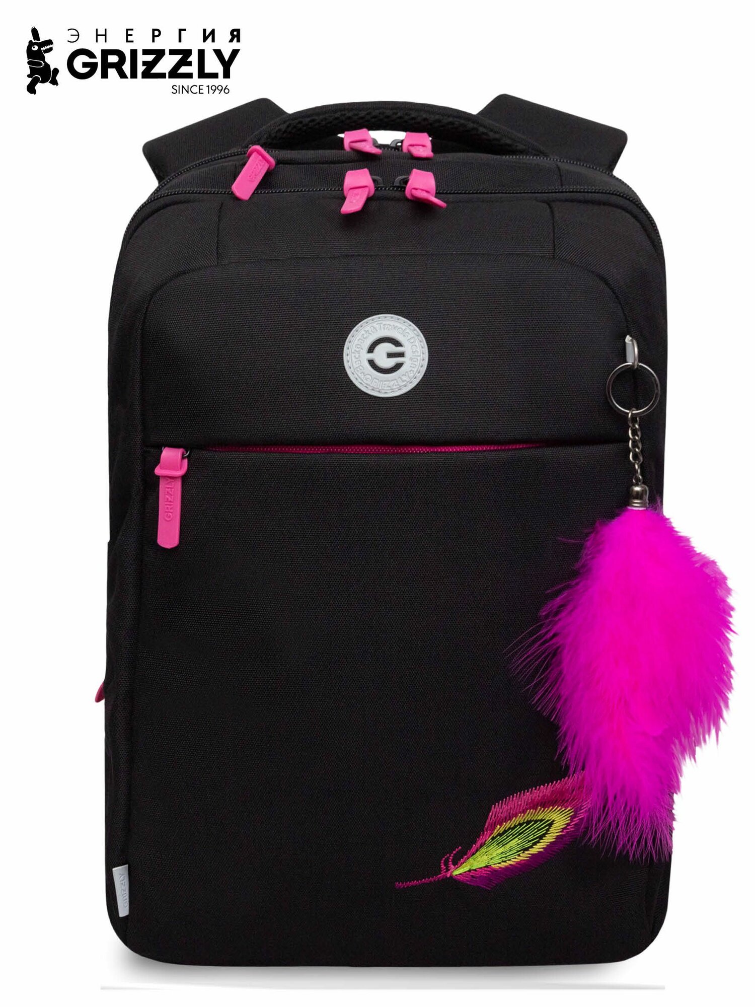 Молодежный рюкзак GRIZZLY на каждый день: вместительный и практичный, RD-544-4