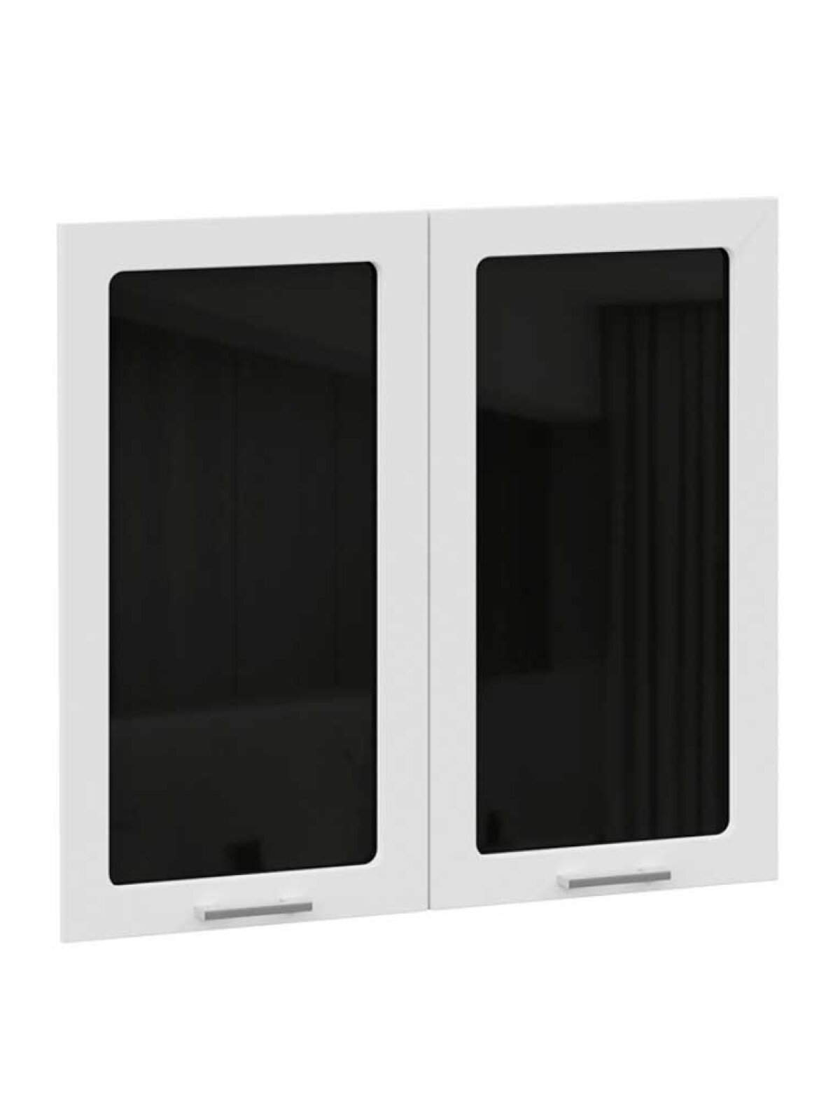 Кухонный фасад Ф-55 софт вайт (Катрин) Huge Mebel. Ширина 792 Высота 712. Кухонные фасады