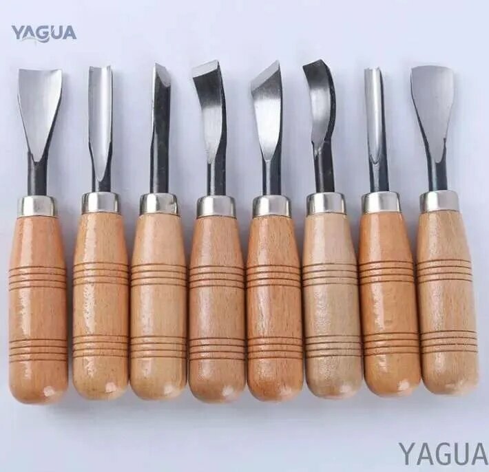 Набор инструментов для резьбы по дереву, ножи, для фигурной резки, резак по дереву YAGUA