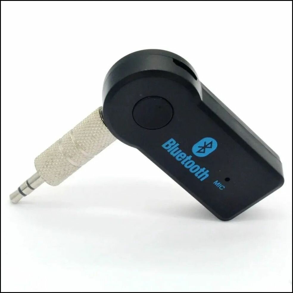 Эксклюзивный адаптер 2 в 1 с Bluetooth 5.0 для автомобиля, функционирующий как приемник и передатчик аудио через разъем 3.5 мм Aux для наушников и громкой связи по профилю A2DP