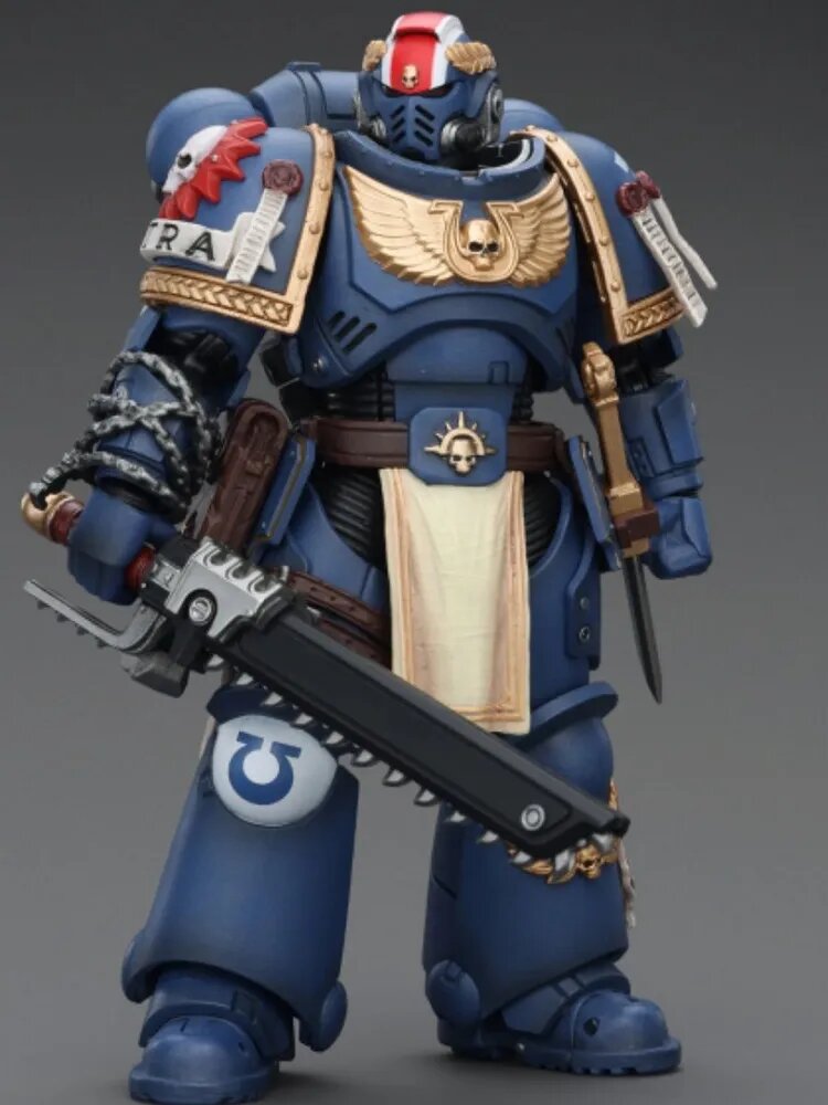 JOYTOY Подвижная фигурка Warhammer 40000K UltramarinesTitus with Laurels of Victory 1/18 Action Figureк