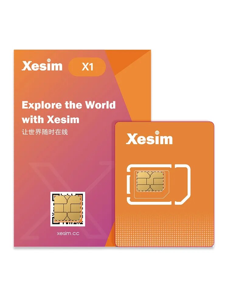 Универсальная карта Xesim для eSIM, сертифицированная GSMA, версии X1 и X2 , X2 pro