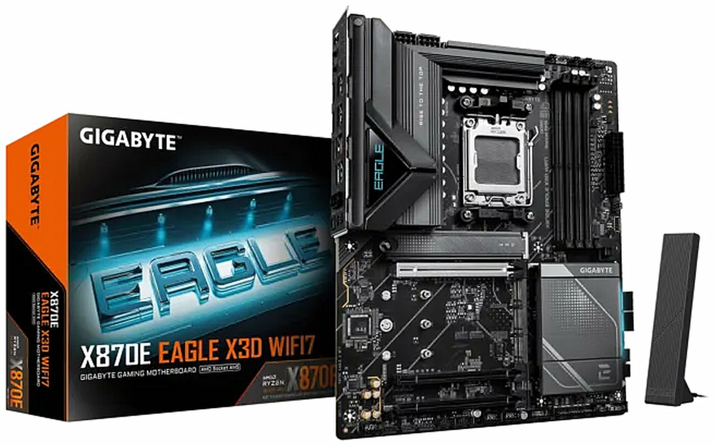 Материнская плата Gigabyte X870E EAGLE X3D WIFI7 (AM5, ATX)