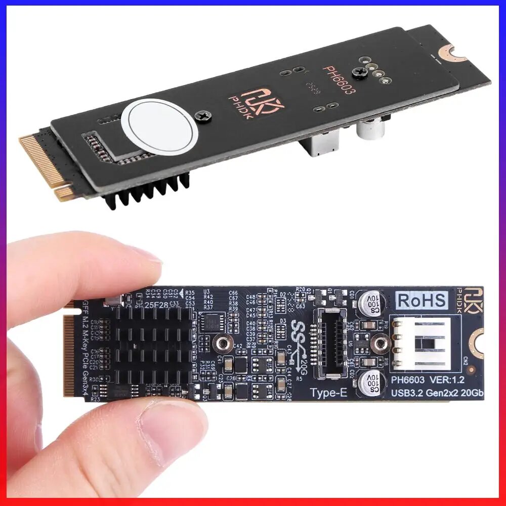 M.2 NVMe к TYPE-E адаптер