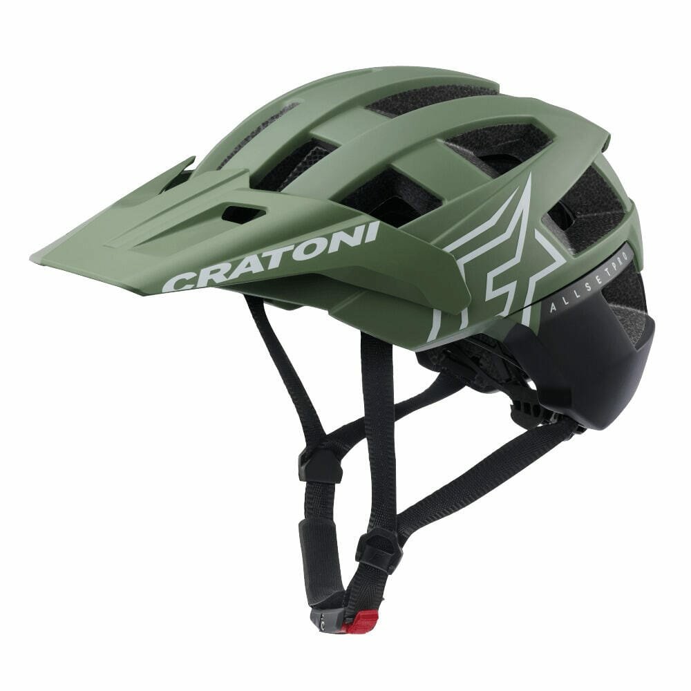 DECATHLON шлем защитный CRATONI AllSet Pro, хаки/черный матовый, 54-58 см