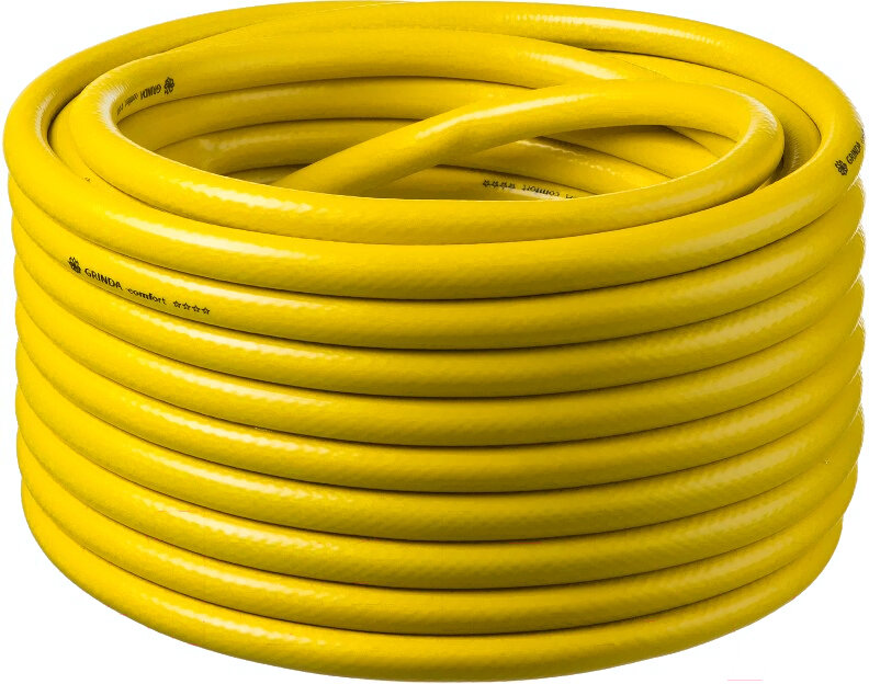 GRINDA COMFORT 1/2", 20 м, 30 атм, трёхслойный поливочный шланг, армированный