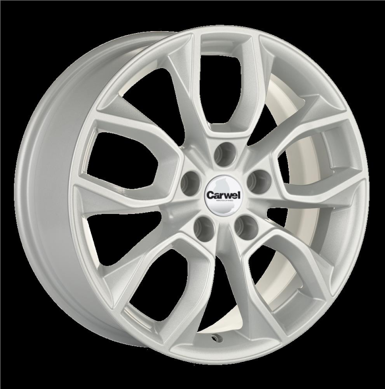 Диск колесный Carwel Ханга 1713 (Sportage) 7,0x17 5x114,3 Dia67.1 ET48,5 цвет SLT