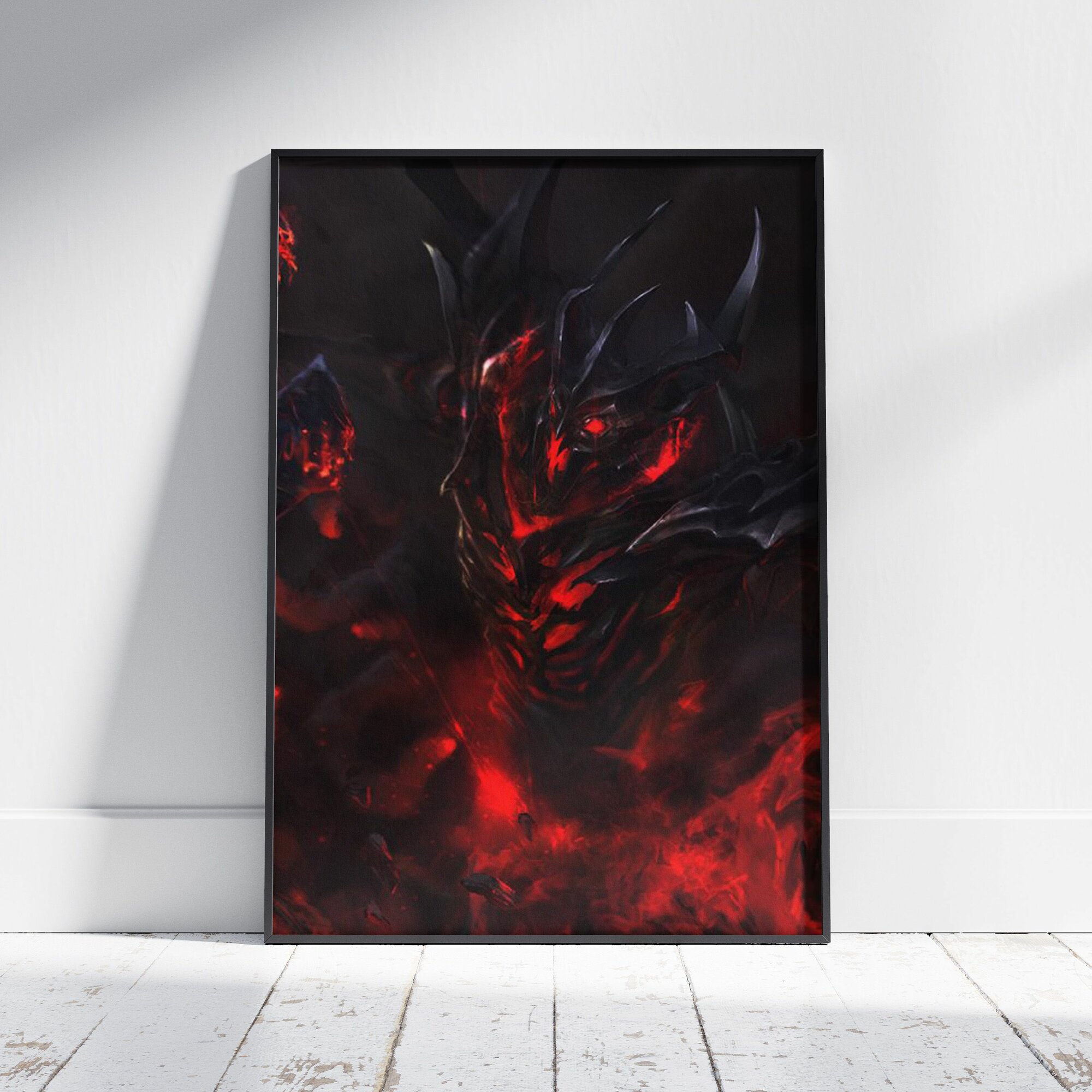 Плакат на стену для интерьера Dota 2 (Shadow Fiend 4) - Постер по игре формата A4 (21х30 см)