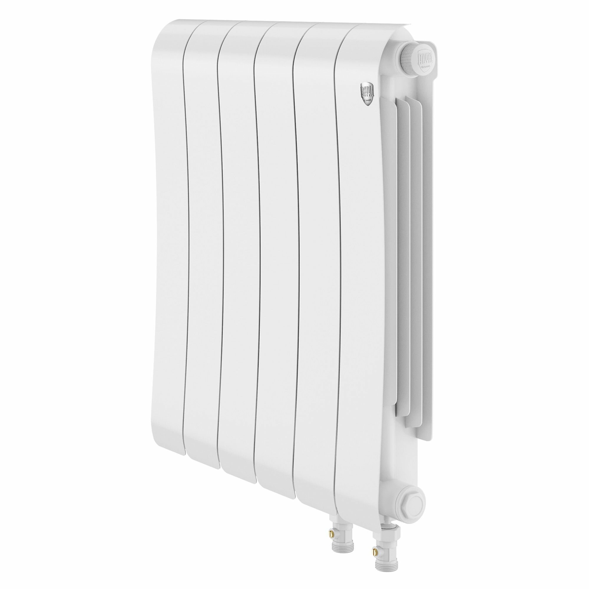 Royal Thermo Infinity 500 х 6 секций радиатор биметаллический нижнее правое подключение цвет Белый