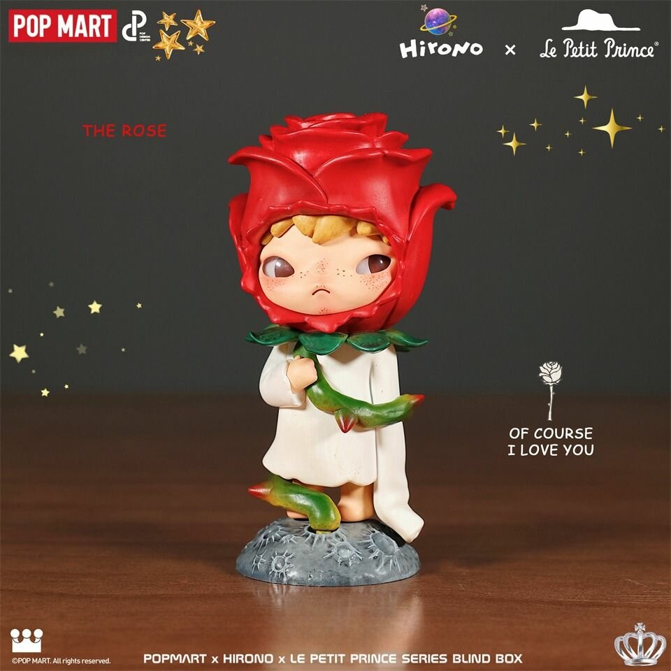 POP MART "The Rose" Hirono x Le Petit Prince Series Маленький принц Коллекционные фигурки