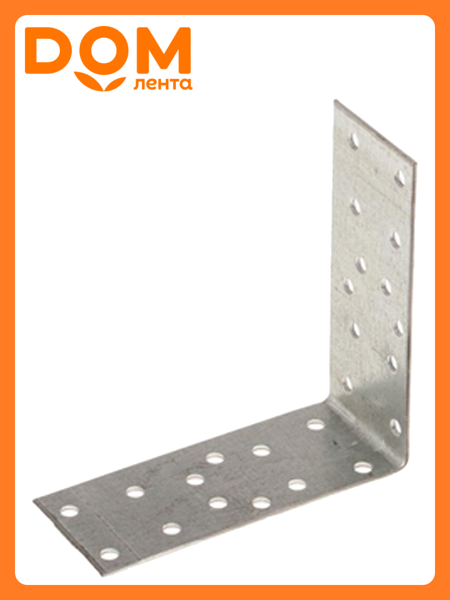 Уголок крепежный Tech-KREP kur, для дерева, сталь, 100x100x40 мм