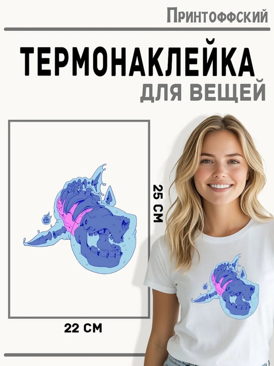 Термонаклейка для одежды и аксессуаров DTF-печать Кит — фото 1