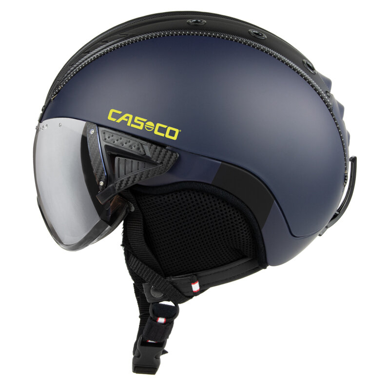 Шлем CASCO SP-2 Carbonic Visor с визором (L (58-60) /07.3751/ Nightblue + SNOWmask 2 Carbonic Visor)