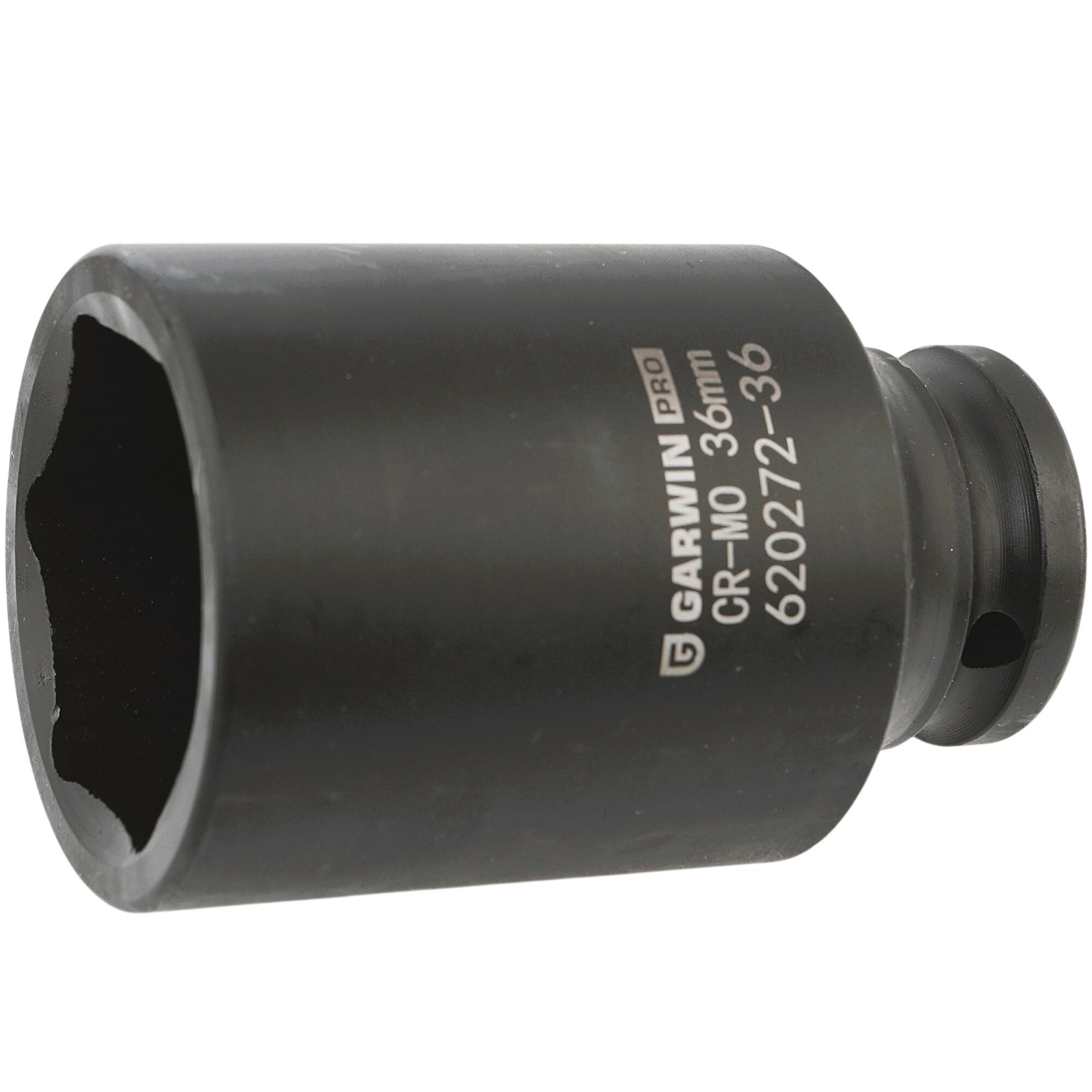 GARWIN PRO 620272-36 Головка, 1/2", 36 мм, торцевая, 6-гранная, ударная, глубокая