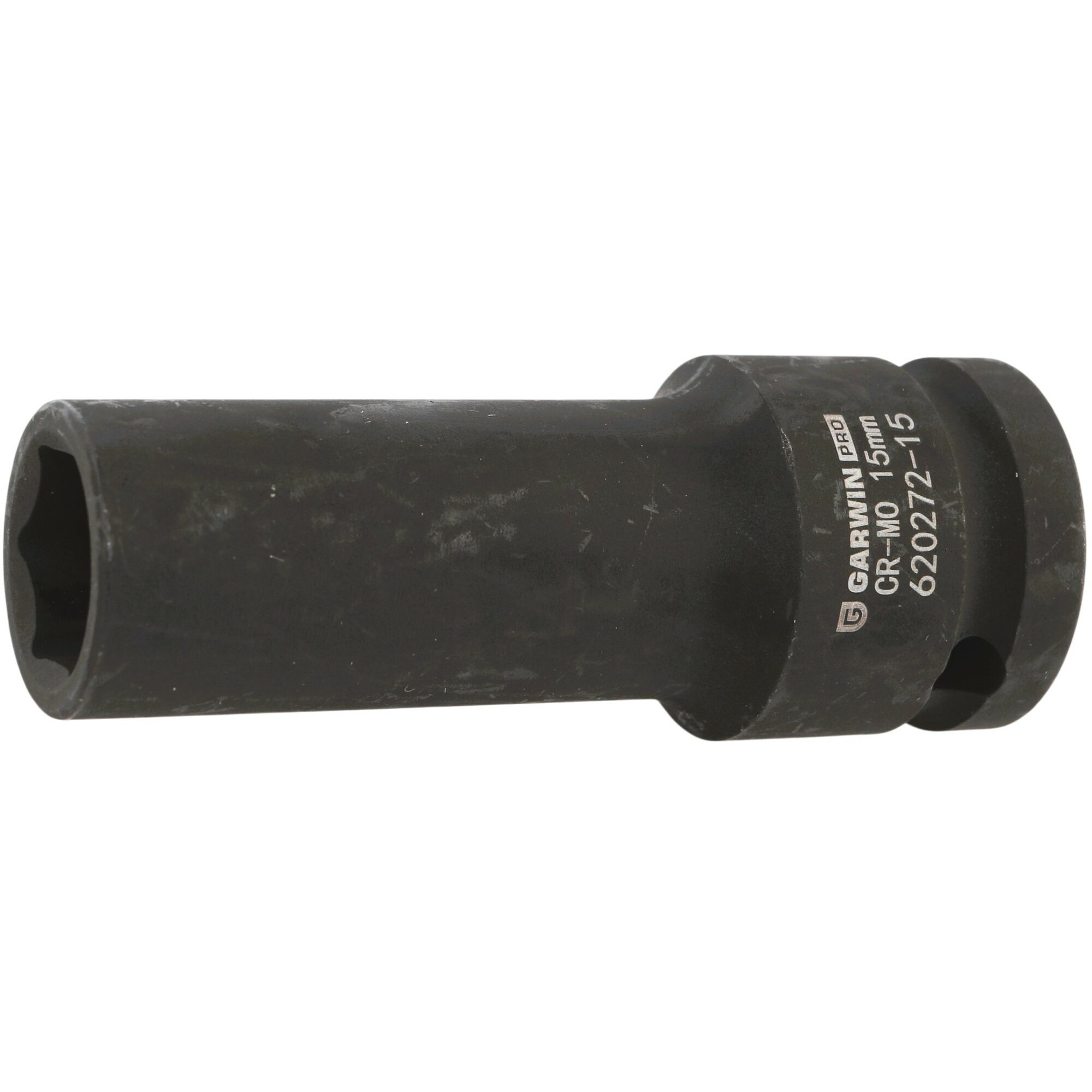 GARWIN PRO 620272-15 Головка, 1/2", 15 мм, торцевая, 6-гранная, ударная, глубокая