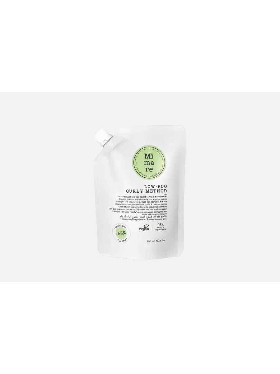MIMARE CURLY METHOD LOW-POO Шампунь для волос 200мл