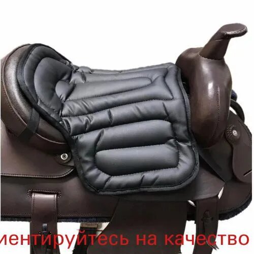 Седло для лошади универсальное для верховой езды, спортивное, из натуральной кожи, черное матовое, Китай