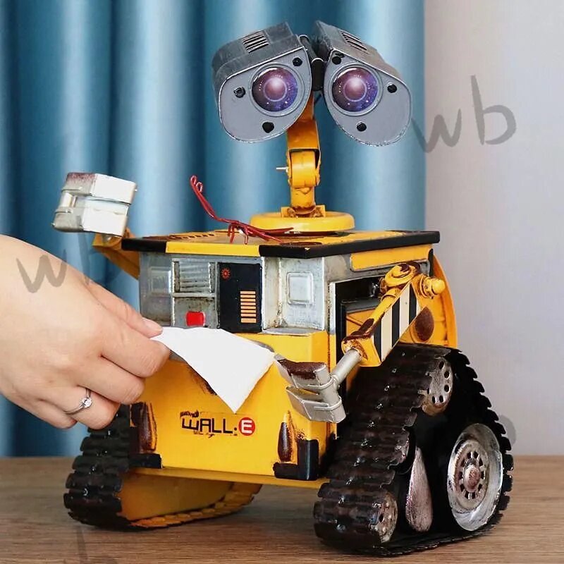 Робот-игрушка Hello Wall-E (Валли) 30 см, желтый, металл и пластик, для детей от 4 лет