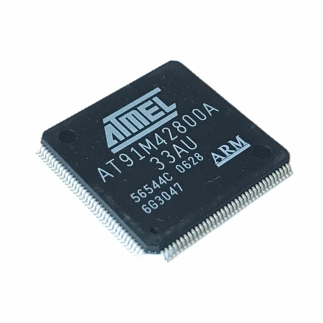 1 шт Микроконтроллер Atmel AT91M42800A-33AU QFP144