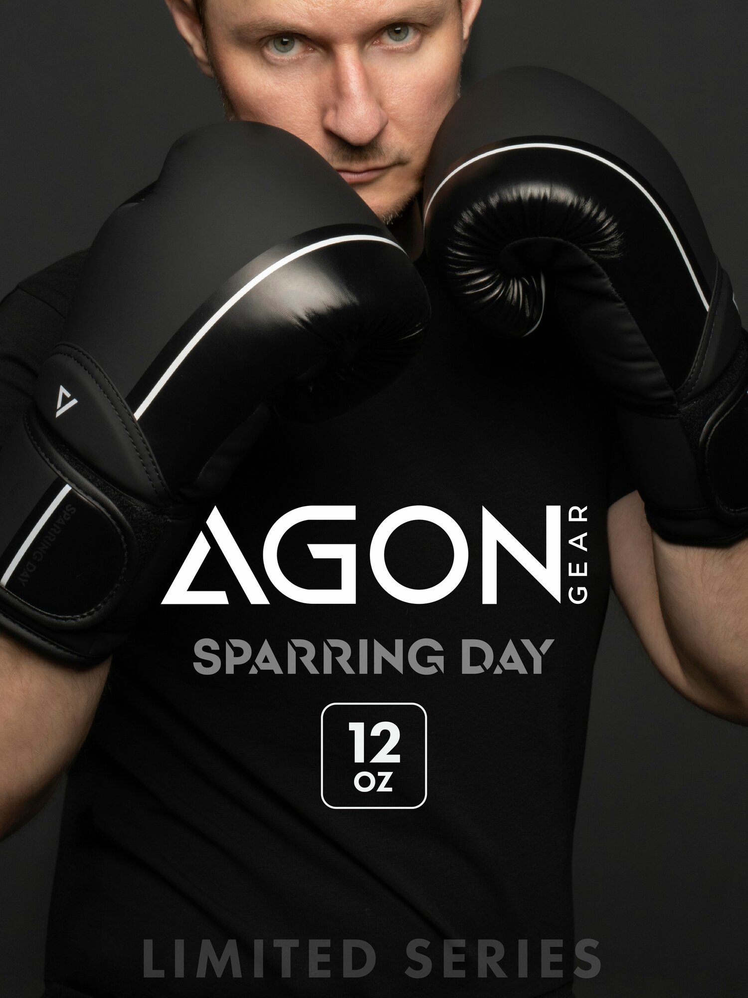 Перчатки боксерские AGON GEAR Sparring Day, 12 oz для спарринга и тренировок