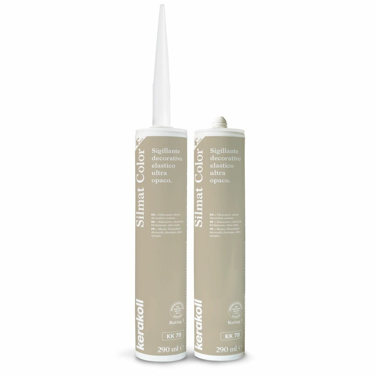 Силиконовый герметик матовый Kerakoll Silmat Color KK79, цветной, санитарный, для плитки, ванной и кухни, влагостойкий, против плесени, 310 мл