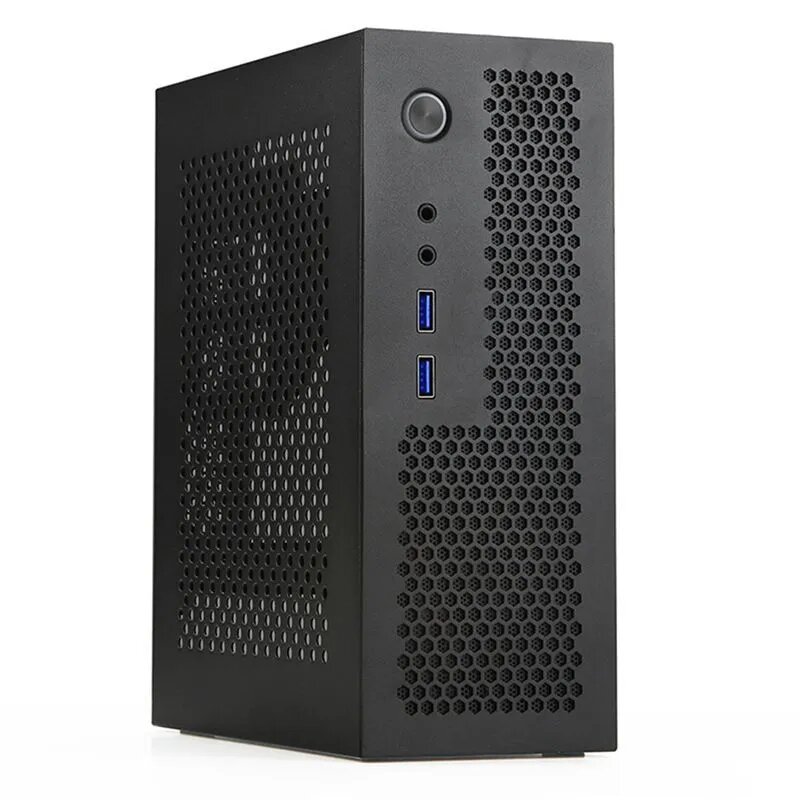 A09 Корпус для HTPC-компьютера Mini ITX, игровой ПК-корпус, настольный компьютер, корпус с USB 3.0, корпус для домашнего компьютера, черный